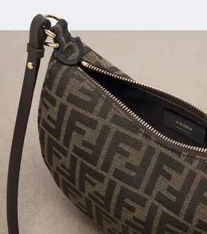 Fendi Graphy Mini Ff Zucca Shoulder Bag