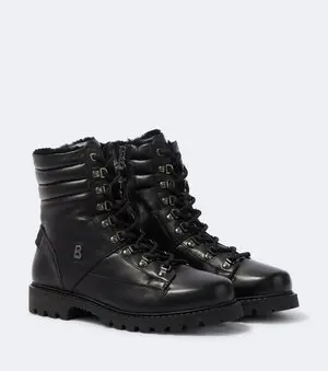 Bogner Helsinki Leather Lace-up Boots - Black