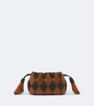 Zimmermann Cloud 91 Small Leather And Suede Clutch - Brown