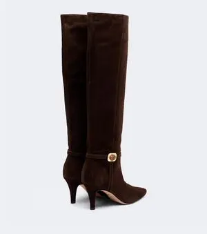 Veronica Beard Angeline Suede Knee-high Boots