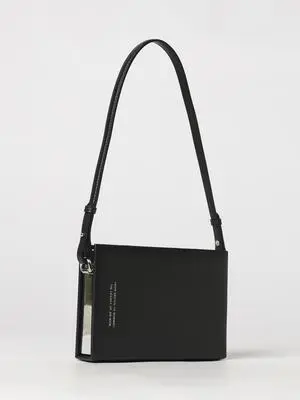Karl Lagerfeld Rhinestone-embellished Polyurethane Shoulder Bag With Printed Logo