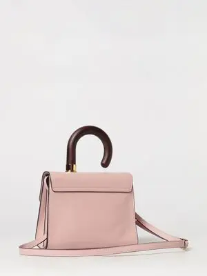 Moschino Mini Smooth Lambskin Handbag With Shoulder Strap