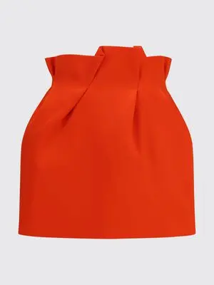 Magda Butrym High-waisted Silk Pencil Mini Skirt With Back Zip Closure