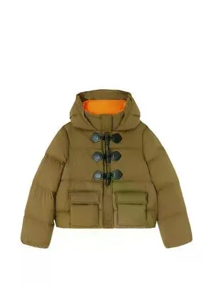 GANNI Mini Puffer In Future Nylon - Green