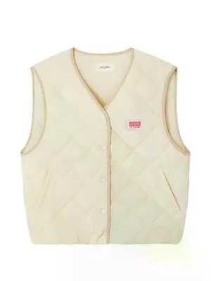 American Vintage Yupibam Quilted Gilet - Neutrals