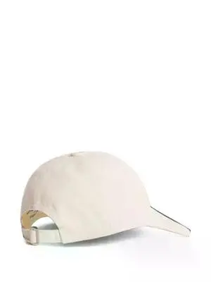 Maison Kitsuné Fortune Fox Logo-patch Baseball Cap - Neutrals
