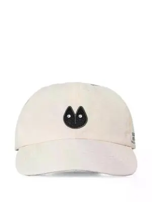 Maison Kitsuné Fortune Fox Logo-patch Cap - Neutrals