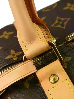LOUIS VUITTON 1996 Monogram Keepall Bandouliere Duffle Bag - Brown