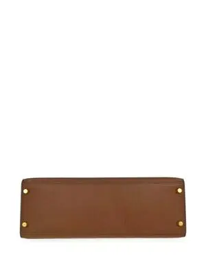 Hermès 1998 32 Kelly Sellier Two-way Handbag - Brown