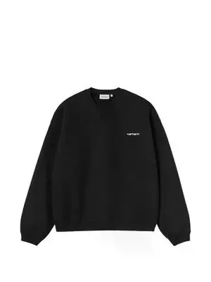 Carhartt Work In Progress Ebbert Logo-print Sweatshirt - Black