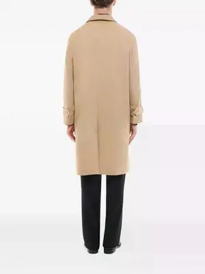FURSAC Button-fastening Trench Coat