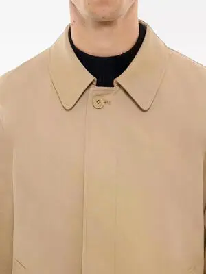 FURSAC Button-fastening Trench Coat