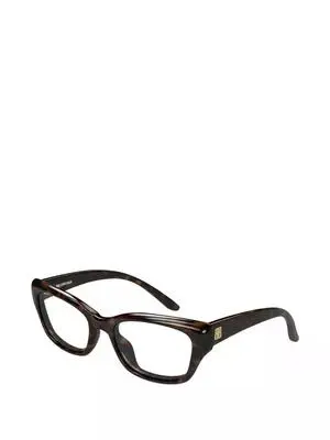 Balenciaga Bb Tortoiseshell-effect Glasses - Brown
