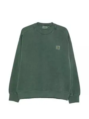Carhartt Work In Progress Logo-patch Sweatshirt - Green