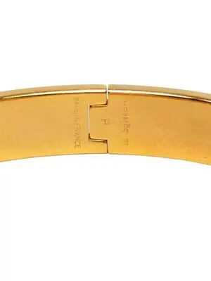 Hermès 2000-2020 Narrow Enamel Clic H Bracelet Pm Costume Bracelet