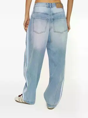 Adidas Side-stripe Tapered Jeans