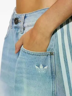 Adidas Side-stripe Tapered Jeans