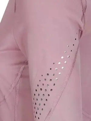 Adidas Perforated-detail Zip-up Jacket - Pink