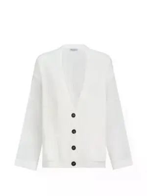 Brunello Cucinelli Ribbed Cotton Cardigan
