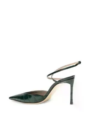 TOM FORD Croc-effect Leather Pumps