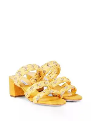 AQUAZZURA Costiera Crystal-embellished Sandals