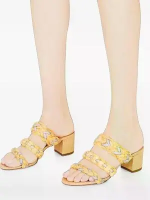 AQUAZZURA Costiera Crystal-embellished Sandals