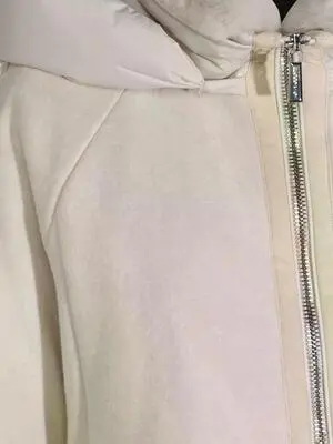 MOORER Hooded Panelled Coat - Neutrals