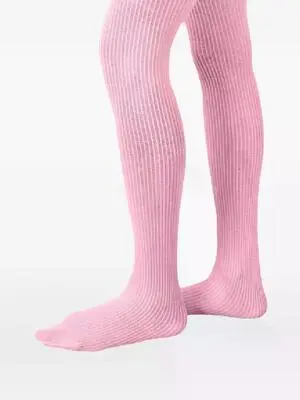 Swedish Stockings Zoe Ribbed Tights - Pink