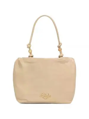 Moschino Logo-plaque Knotted Shoulder Bag