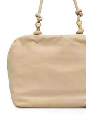Moschino Logo-plaque Knotted Shoulder Bag