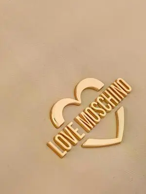 Moschino Logo-plaque Knotted Shoulder Bag