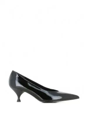 SERGIO LEVANTESI Bellatrix 67 Patent Leather Pumps - Black