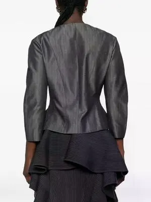 Jacquemus Pinstripe-pattern Peplum Jacket