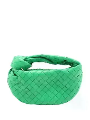 Bottega Veneta 2012-2026 Mini Nappa Intrecciato Jodie Hobo Bag - Green