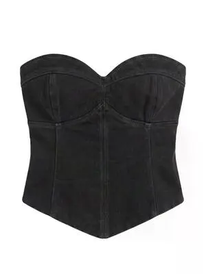 REFORMATION Kamila Denim Top