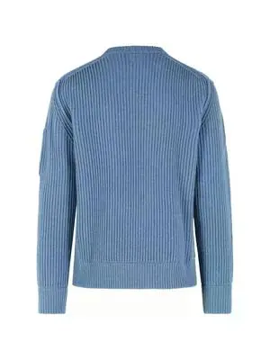 C.P. COMPANY Lens Ribbed-knit Sweater