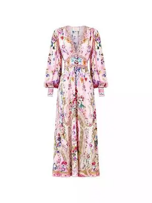 Camilla Palatial Pastels Crystal-embellished Maxi Dress