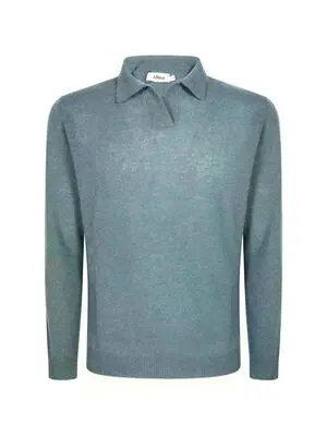 Altea Open-collar Sweater - Blue