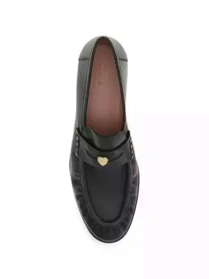 Chloé Letti Heart-motif Loafers