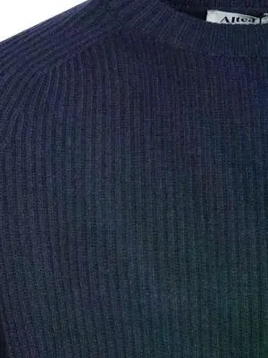 Altea Ribbed-knit Raglan-sleeve Sweater - Blue