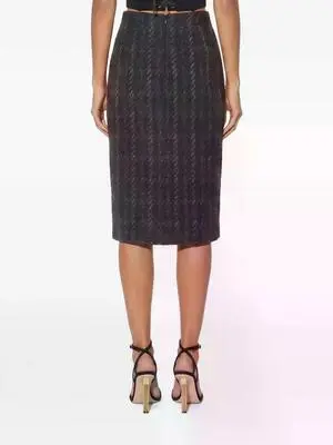 Elisabetta Franchi Tweed Skirt