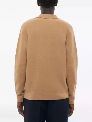 FURSAC Waffle-knit Wool Polo Shirt