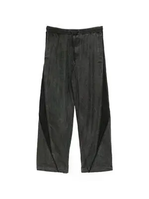 JUUN.J Faded-effect Drawstring Track Pants