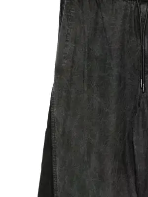 JUUN.J Faded-effect Drawstring Track Pants