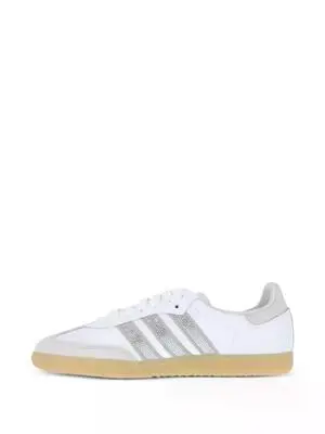 Adidas Samba Og Crystal-embellished Sneakers - White