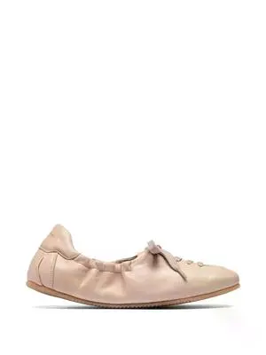 Officine Creative Ballet 101 Lace-up Leather Low-top Sneakers - Neutrals