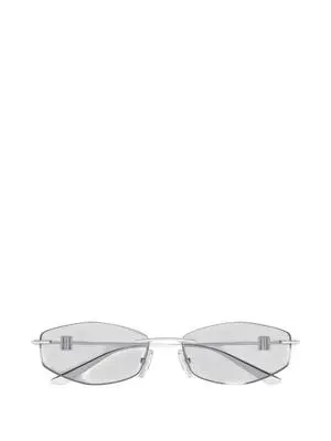 Balenciaga Rimless Geometric-frame Sunglasses