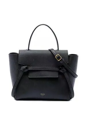 CELINE 2015-2025 Nano Grained Calfskin Belt Bag Satchel