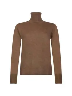 Max Mara Elbow-patch Roll-neck Sweater