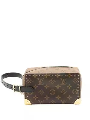 LOUIS VUITTON 2021-2026 Monogram Locker Dopp Kit Trunk Clutch Bag